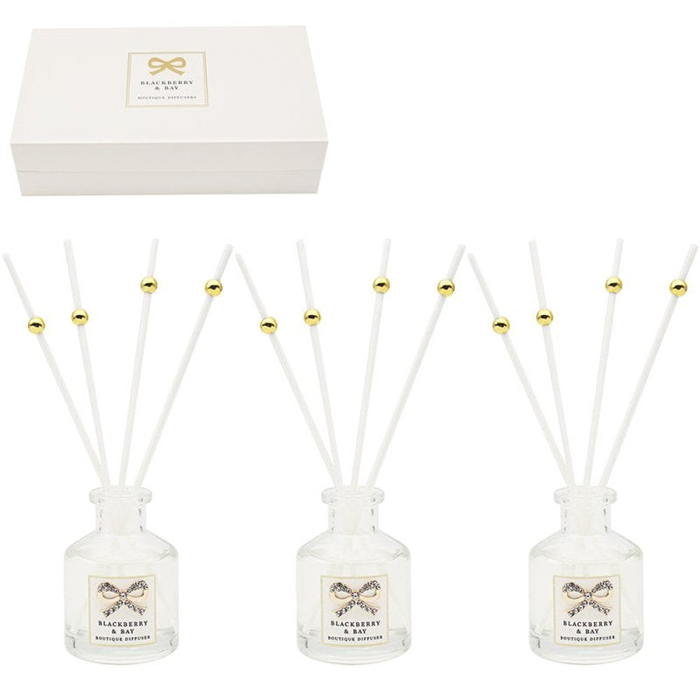 Desire Blackberry & Bay Boutique Reed Diffuser Gift Set - 3 x 50ml ...