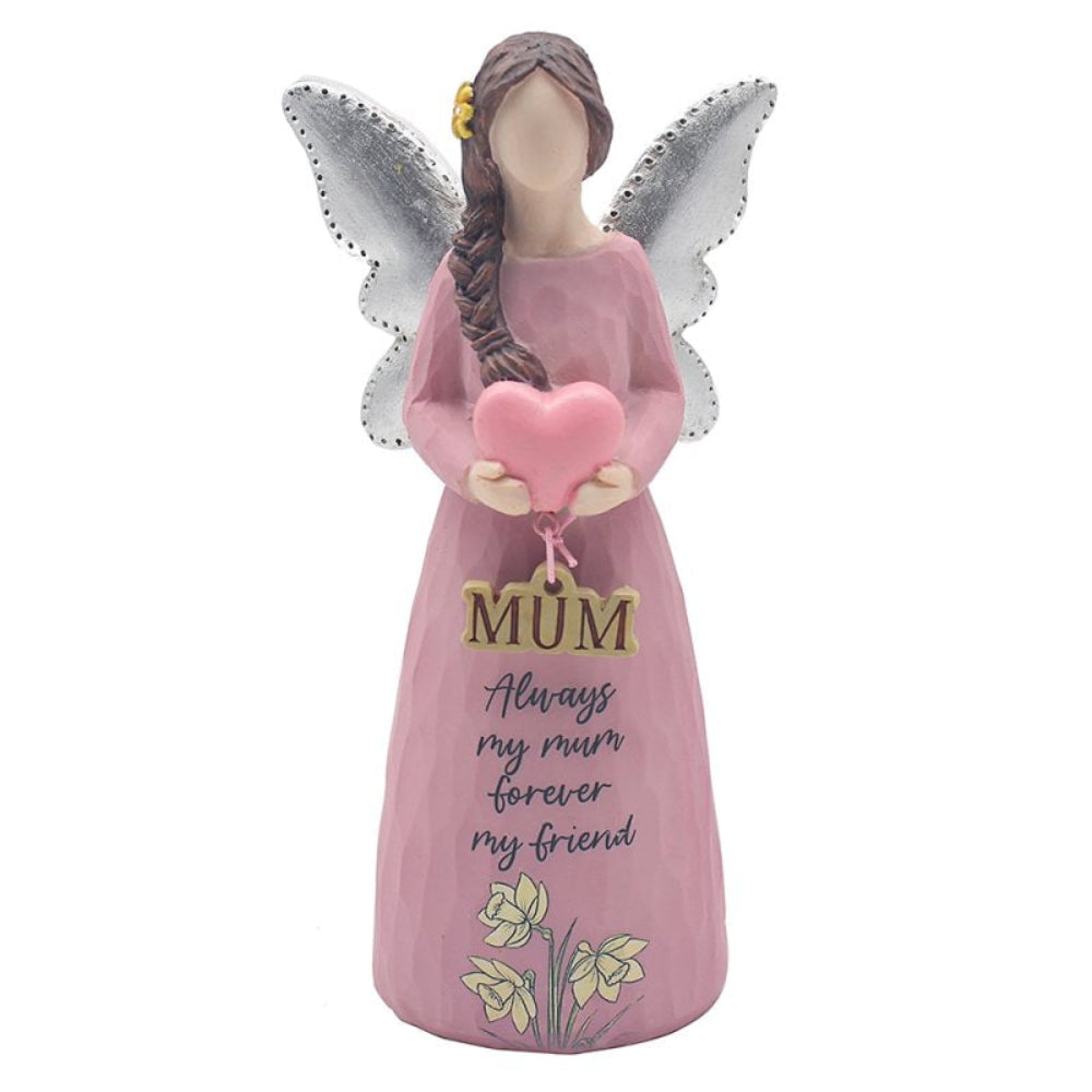 'Mum' Wooden Angel Figure Ornament– Bumbletree