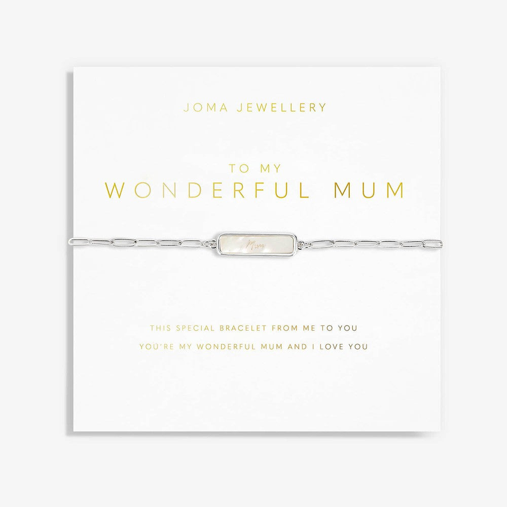 Joma Jewellery My Moments 'To My Wonderful Mum' Bracelet– Bumbletree