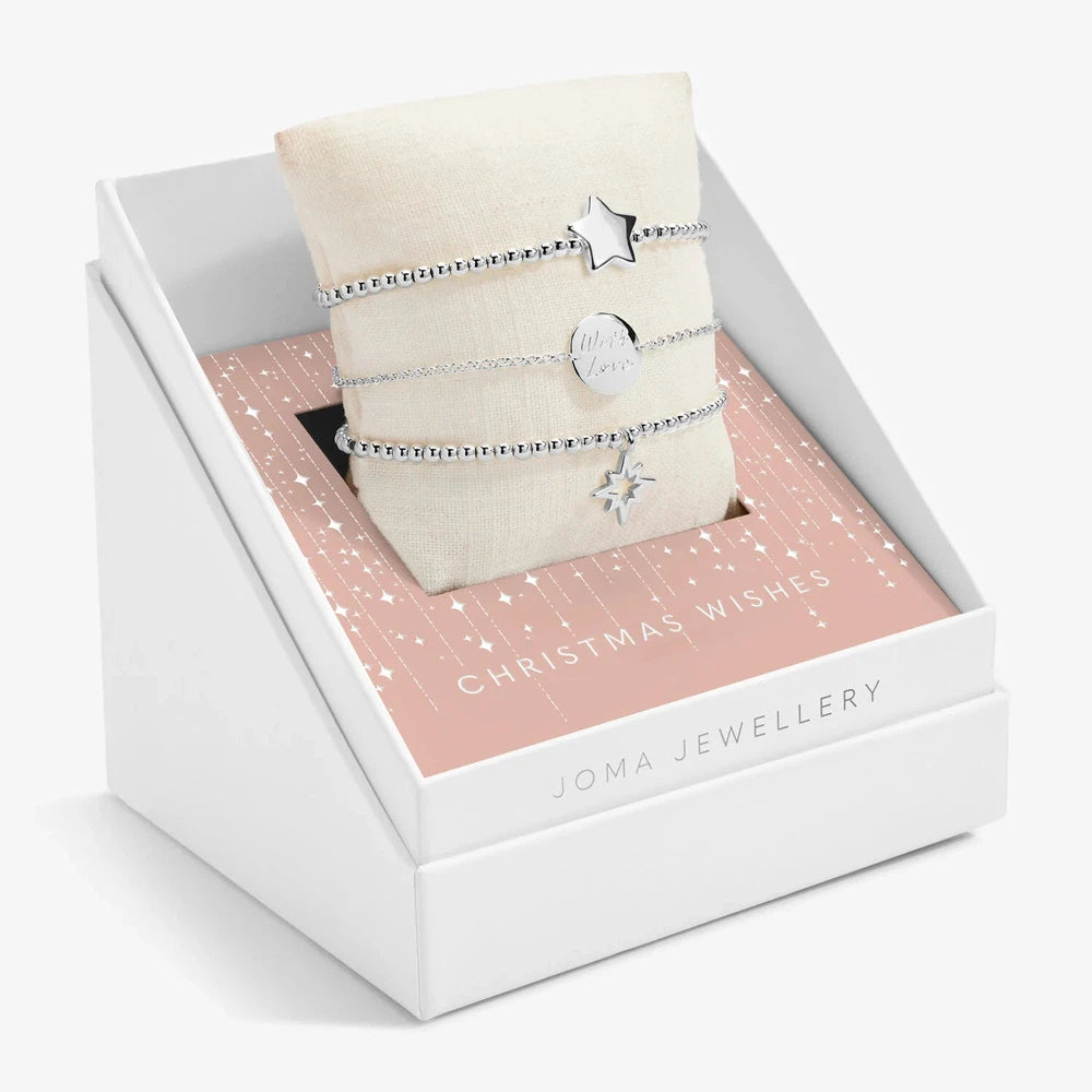 Joma Jewellery Christmas Celebrate You 'Christmas Wishes' Bracelet Gif ...