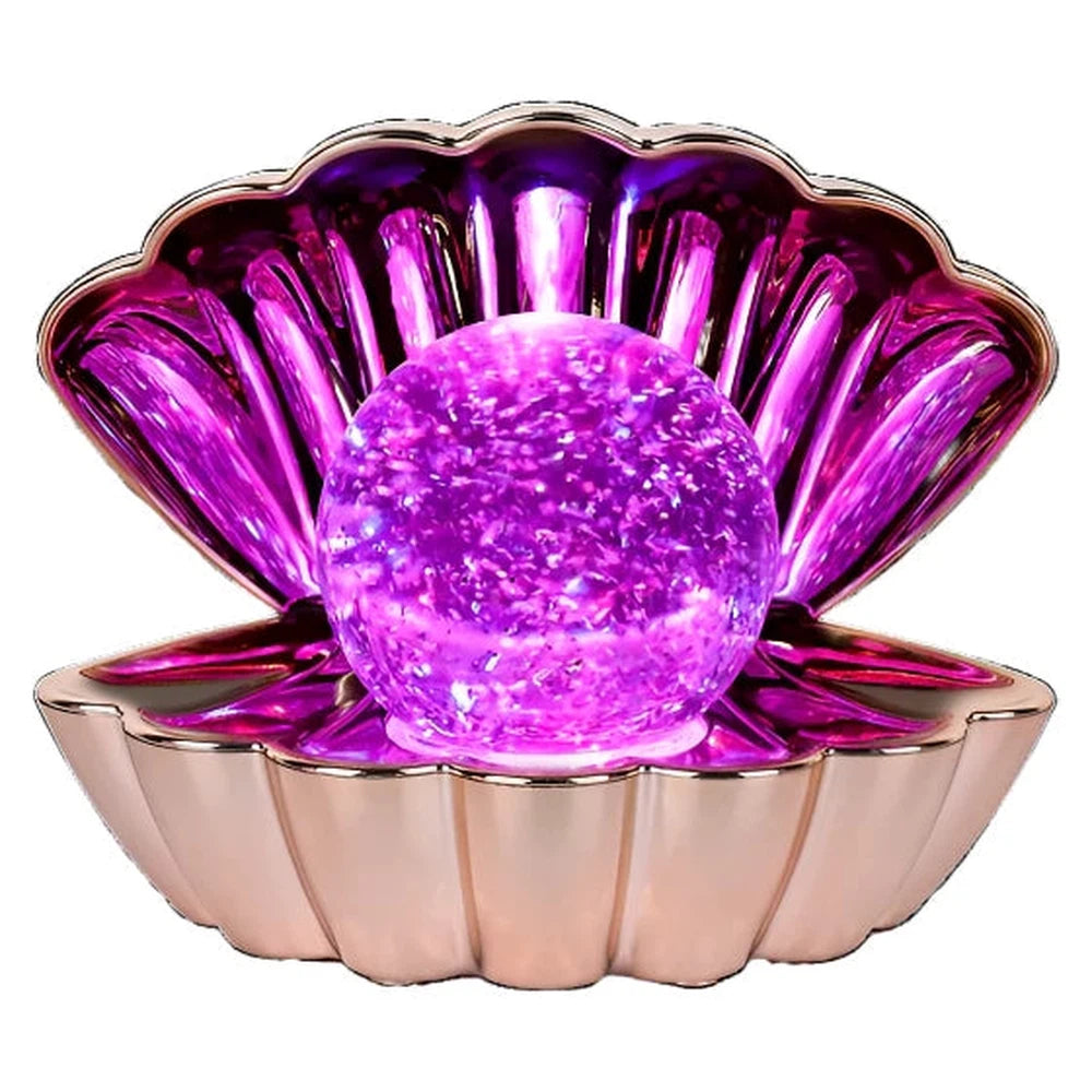 Sea Shell LED Colour Changing Mood Lamp - Rose Gold Metallic– Bumbletree
