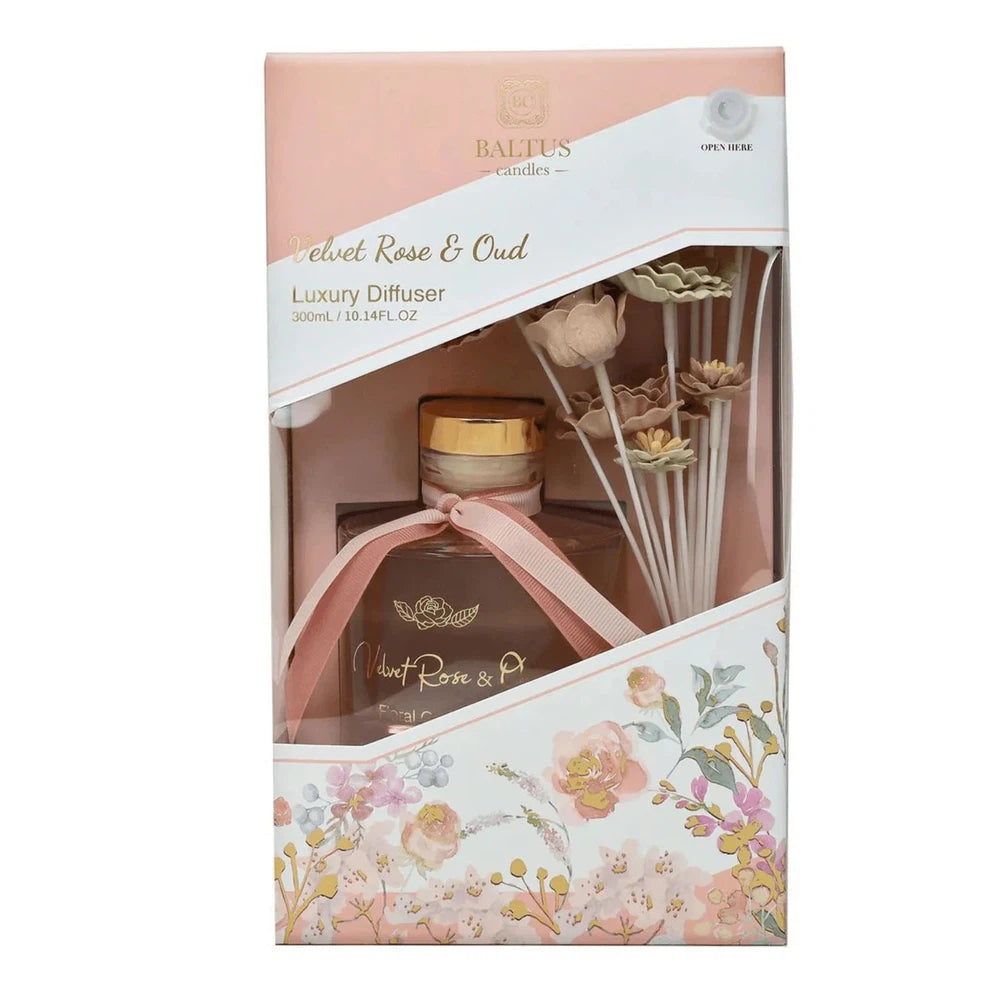 Baltus Sences Floral Reed Diffuser - Velvet Rose & Oud 300ml– Bumbletree