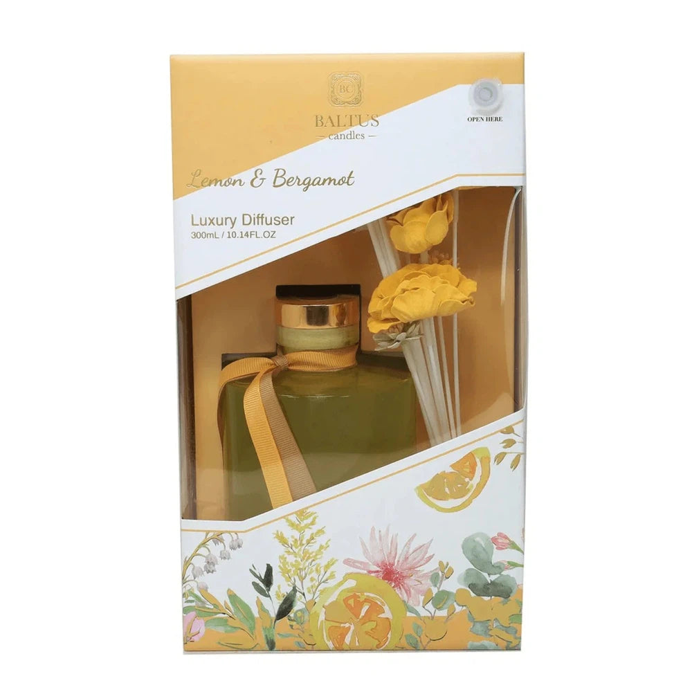 Baltus Sences Floral Reed Diffuser - Lemon & Bergamot 300ml– Bumbletree