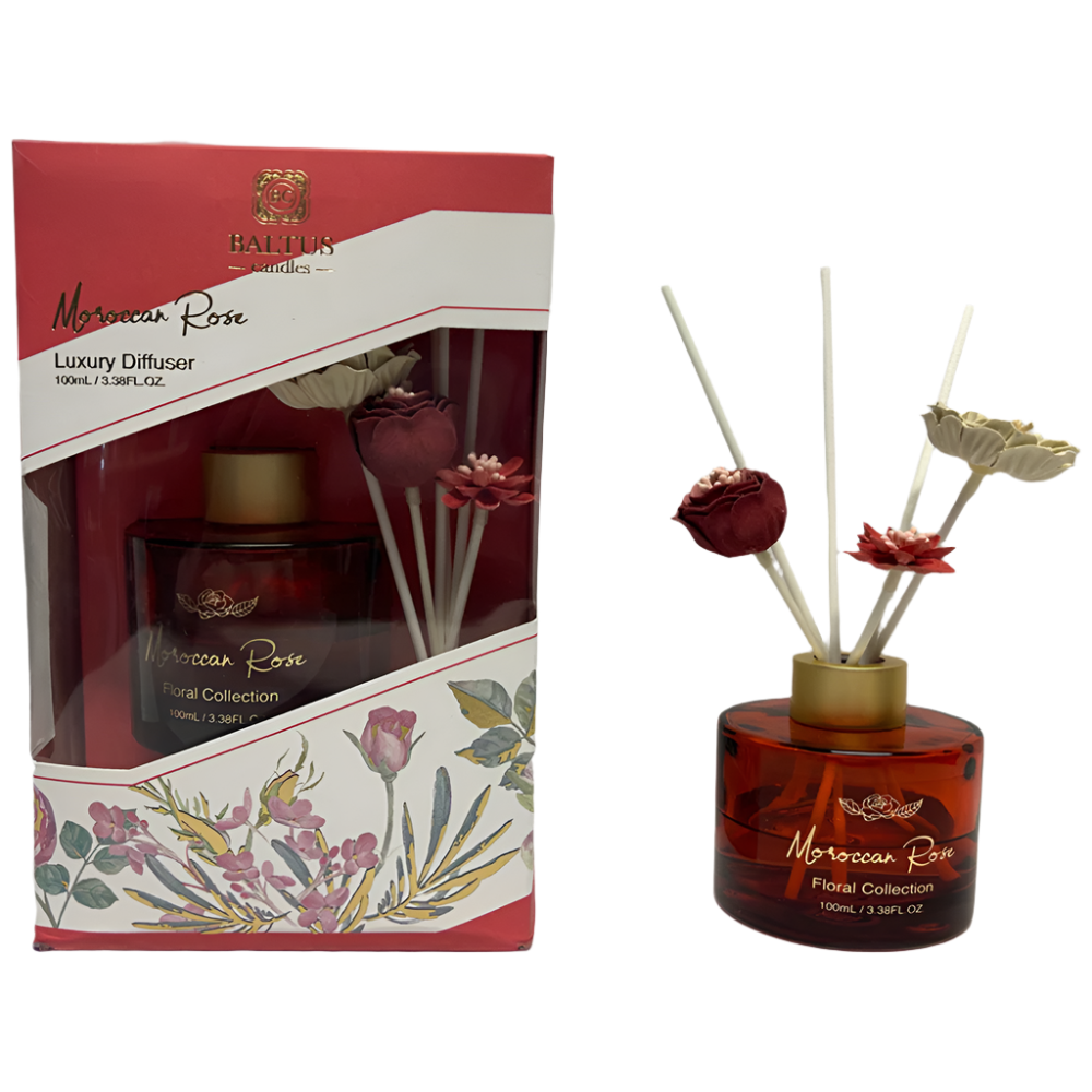 Baltus Sences Floral Reed Diffuser - Moroccan Rose 100ml– Bumbletree
