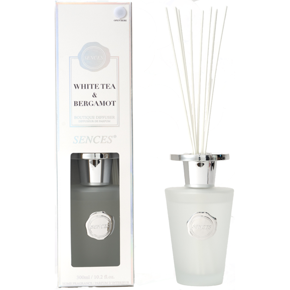Baltus Sences Luxury Reed Diffuser - White Tea & Bergamot 300ml– Bumbletree