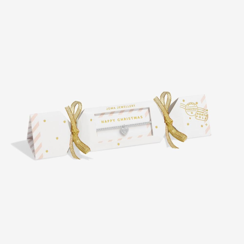 Joma Jewellery Kids' Christmas Cracker 'Happy Christmas' Bracelet ...