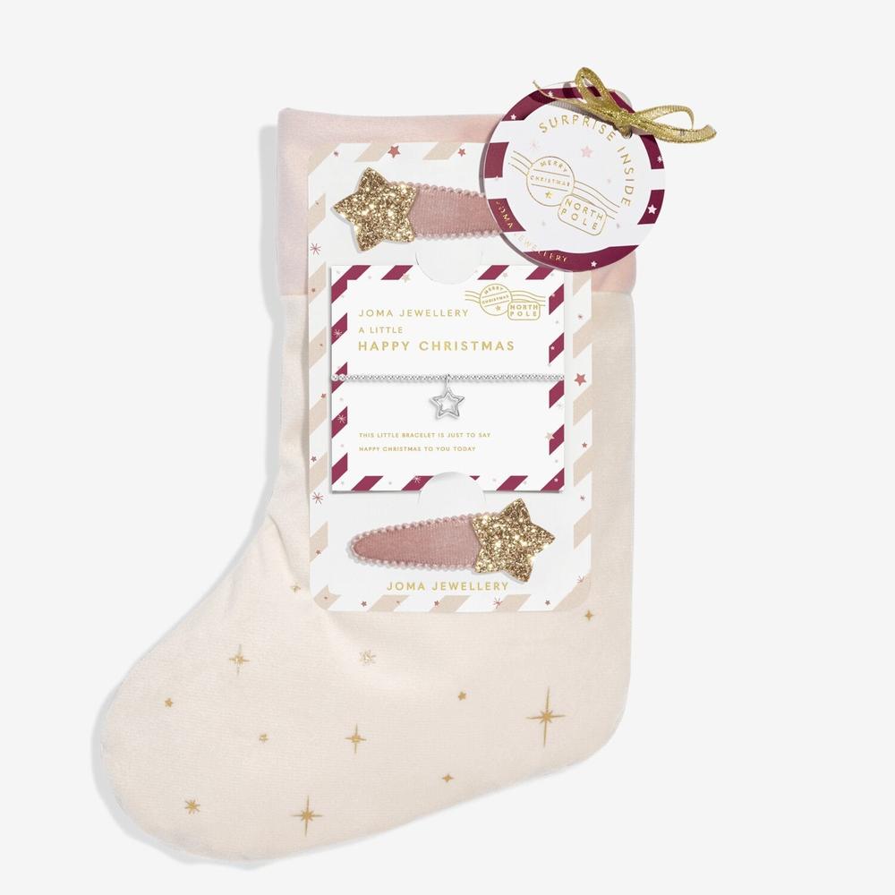 Joma Jewellery Kids' Stocking A Little 'Happy Christmas' Gift Set ...