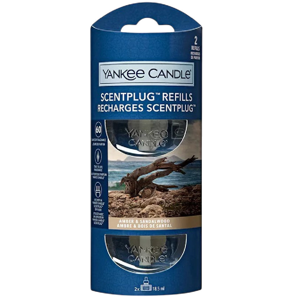 Yankee Candle Amber & Sandalwood Plug In Refills Twin Pack– Bumbletree