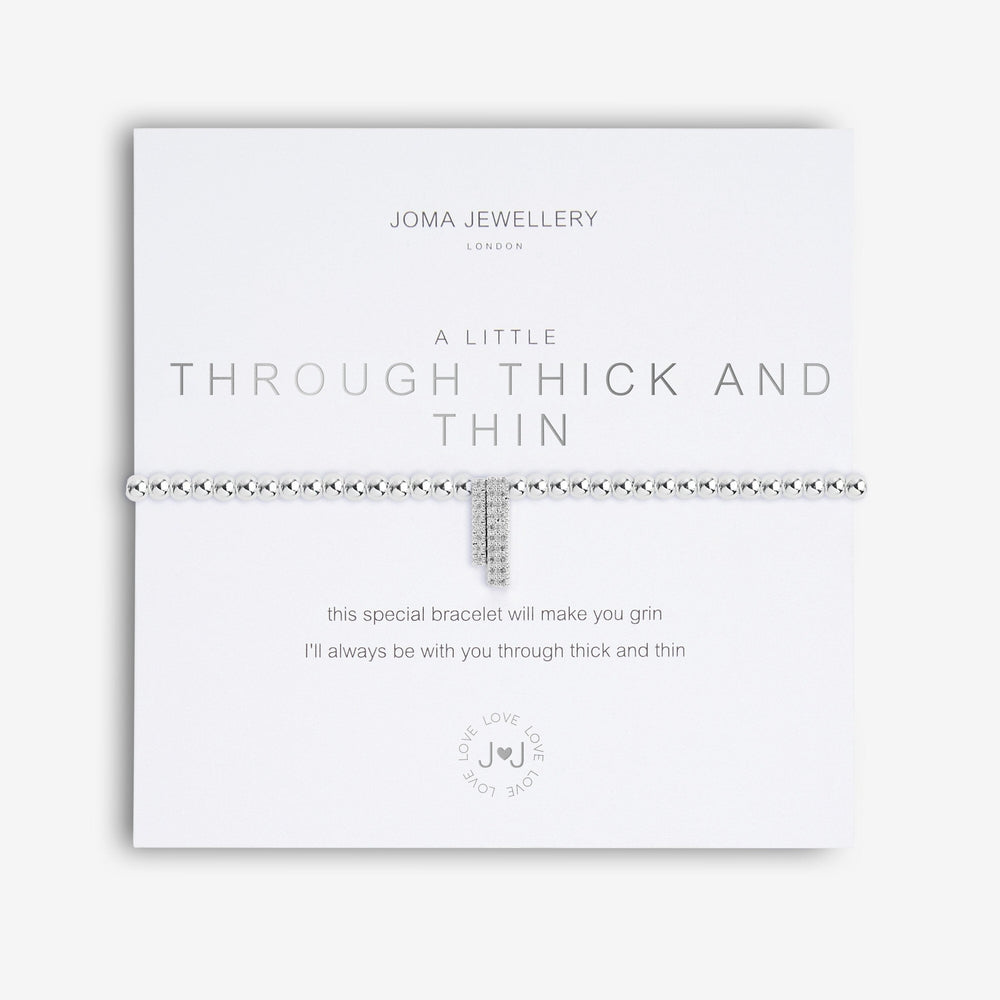 Joma Jewellery: A Little 'Through Thick And Thin' Bracelet Silver ...