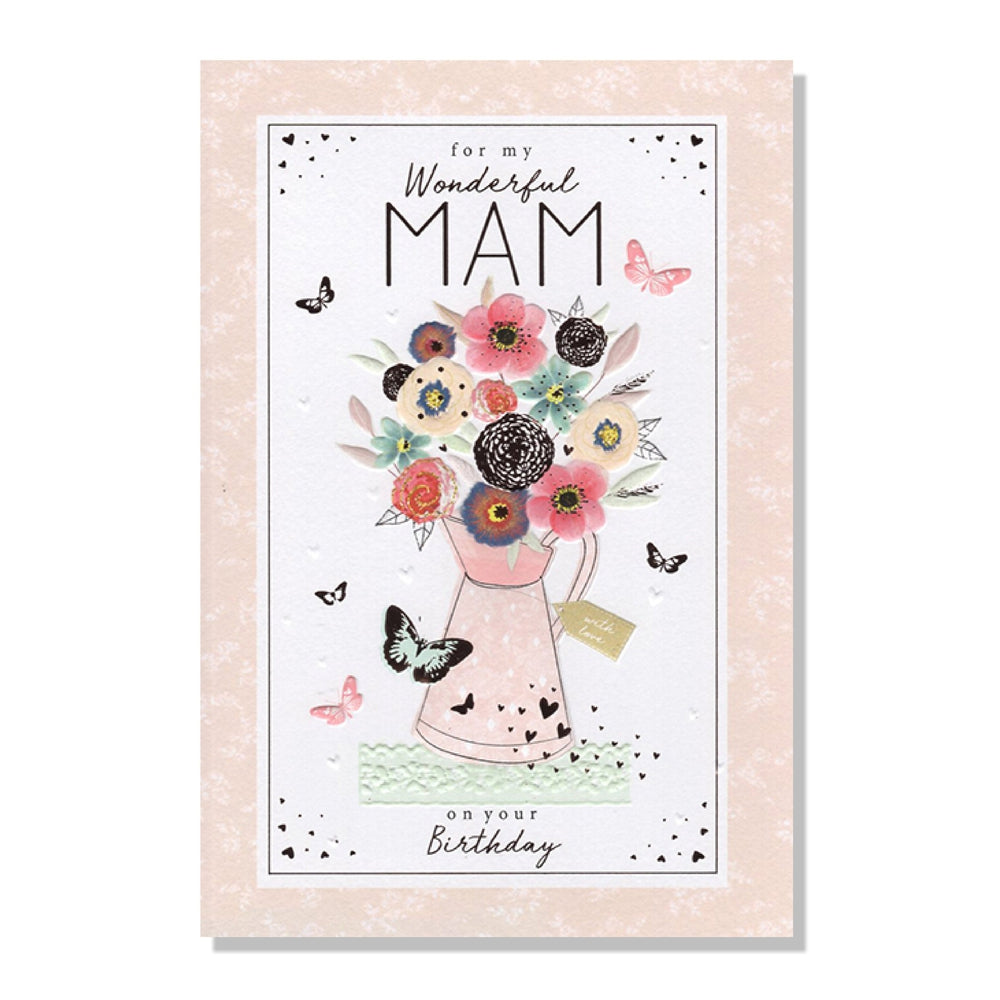 Wonderful Mam Birthday Card– Bumbletree