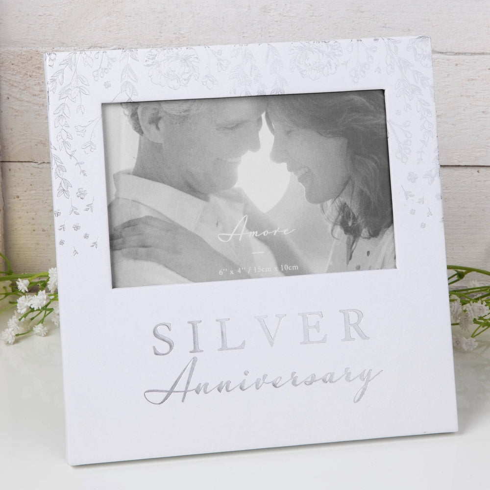 6" X 4" Photo Frame - Silver Anniversary– Bumbletree