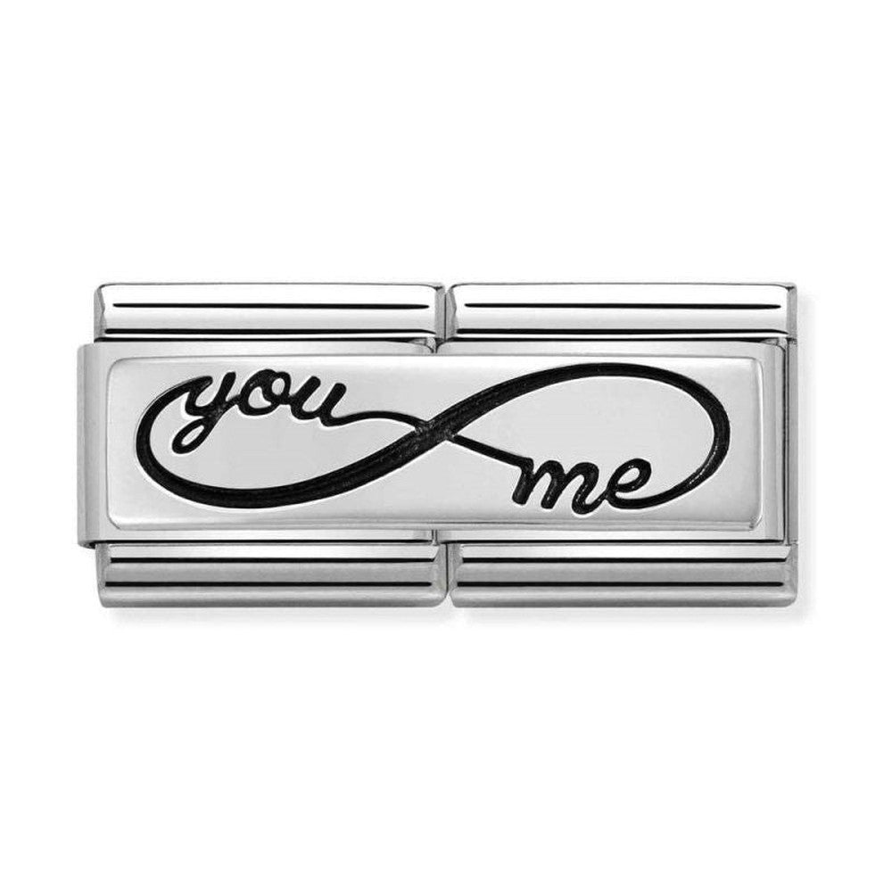 NOMINATION Classic Silver You & Me Infinity Double Charm– Bumbletree