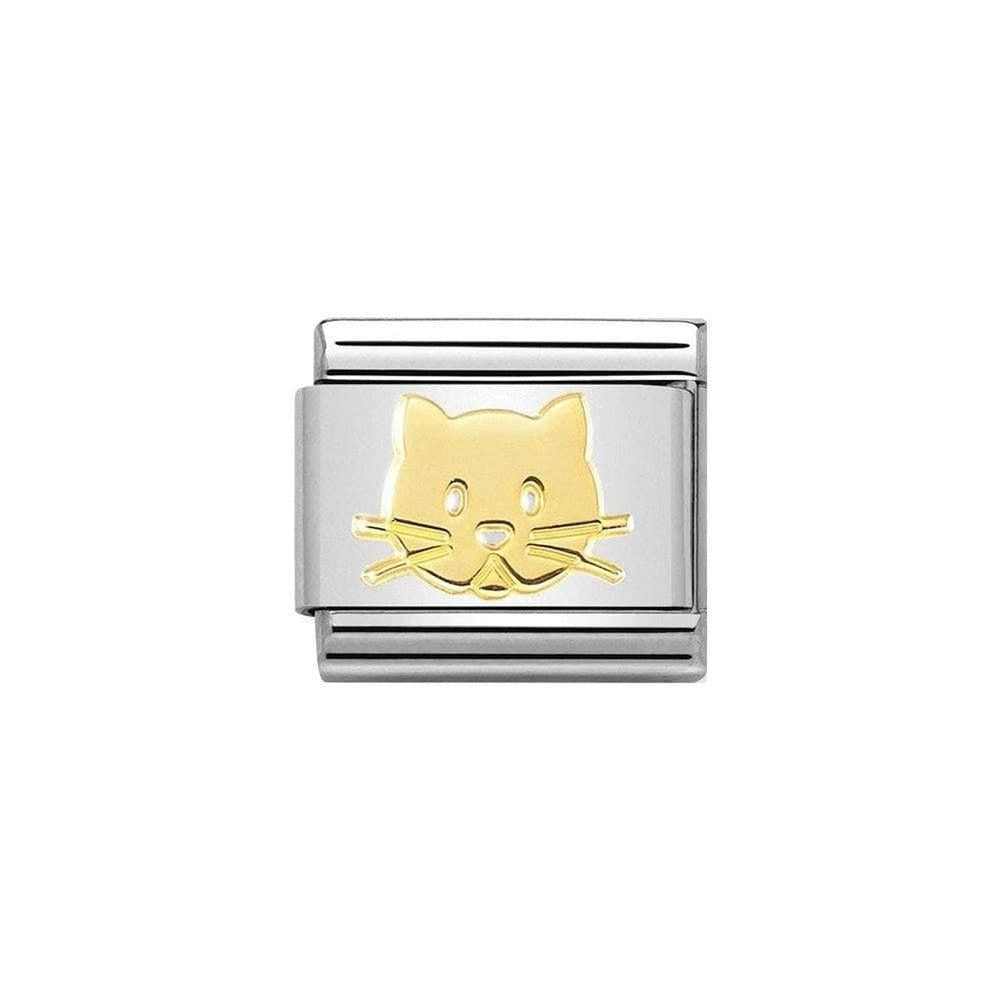 NOMINATION Classic Gold Cat Face Charm– Bumbletree