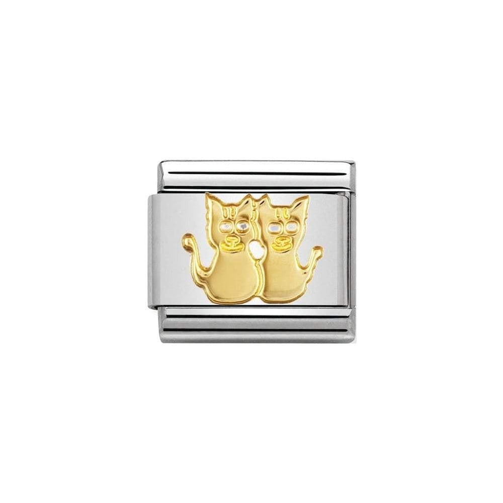 NOMINATION Classic Gold Cats Charm– Bumbletree