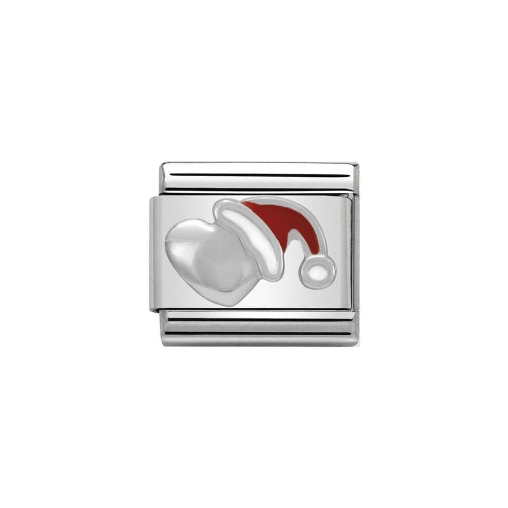 NOMINATION Classic Heart With Christmas Hat Charm– Bumbletree