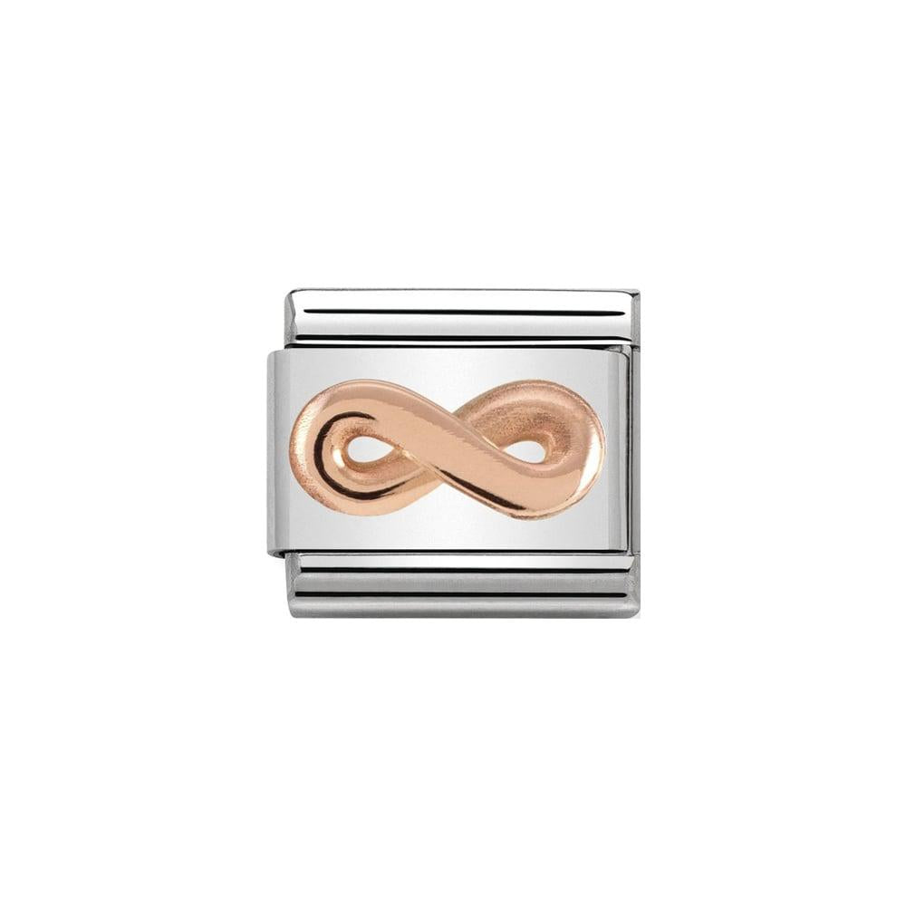 NOMINATION Classic Rose Gold Infinity Charm– Bumbletree