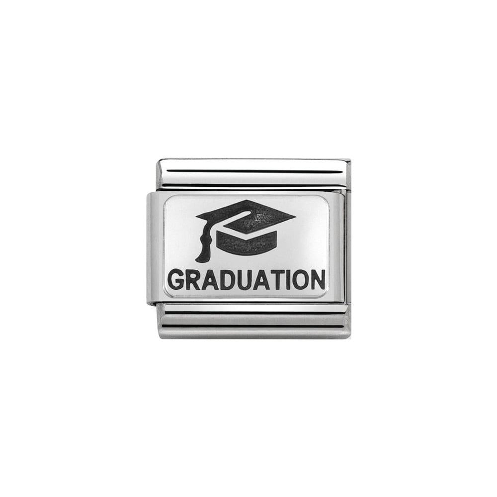 NOMINATION Classic Silver Graduation with Hat Charm– Bumbletree