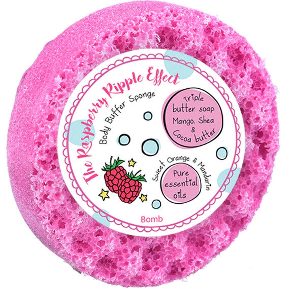 The Raspberry Ripple Effect Body Buffer Shower Sponge– Bumbletree